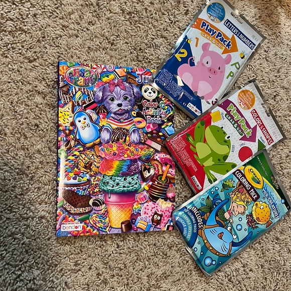 Lisa Frank | Toys | Bnwt Lisa Frank Jumbo Coloringactivity Book 3 ...
